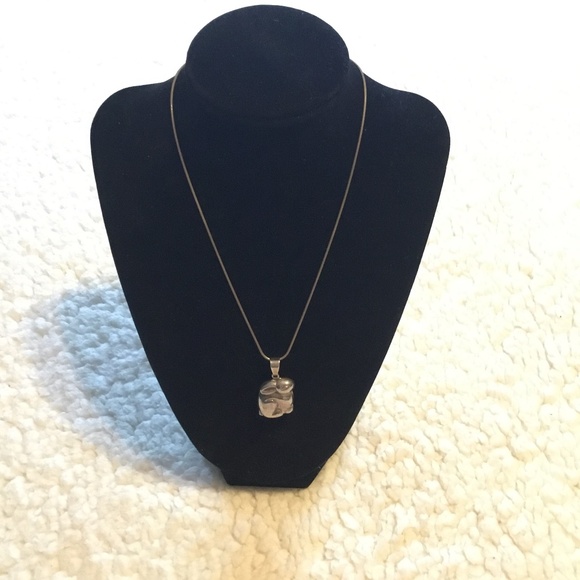925 Sterling Silver | Jewelry | Vintage Sterling Silver Rabbit Necklace ...